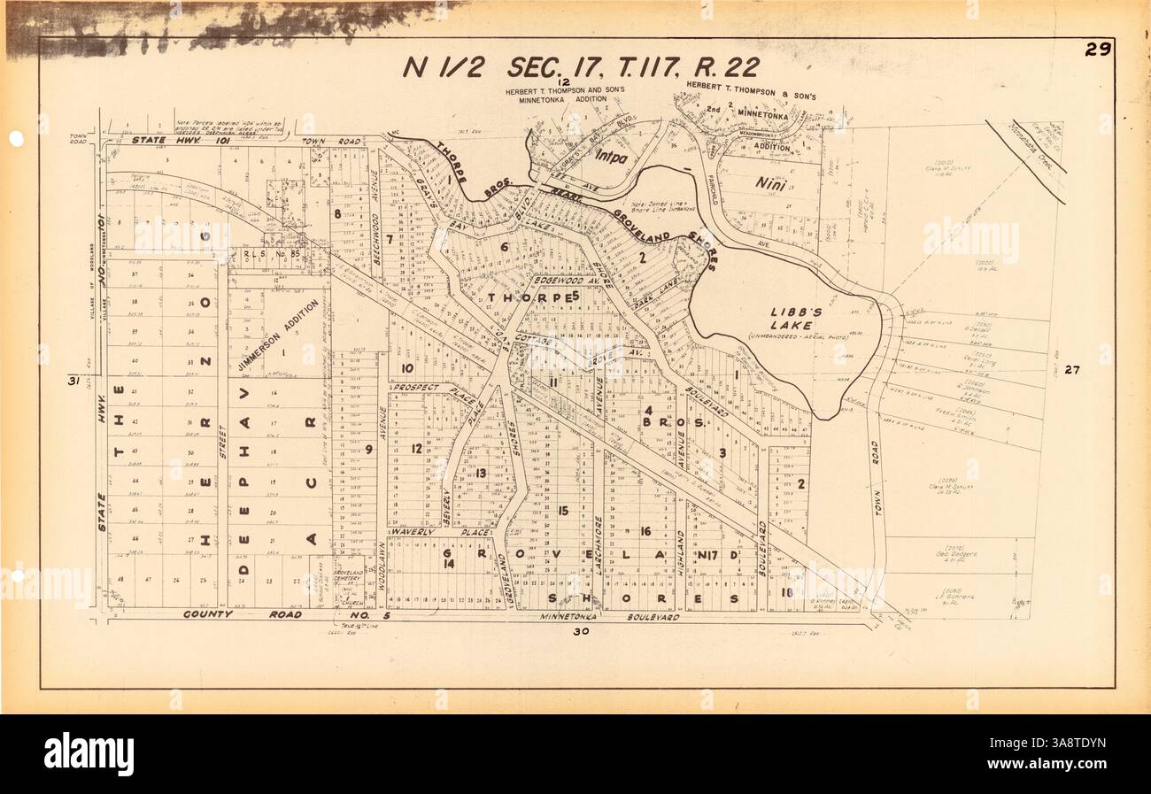 The comprehensive set of maps includes detailed property ownership hi ...