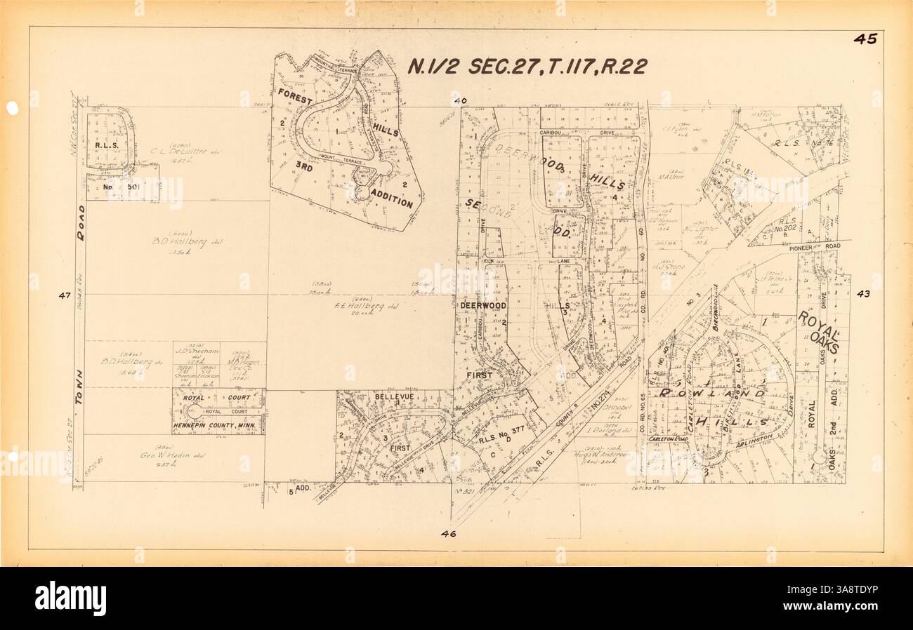 This collection of maps from minnetonka village includes detaile hi-res ...