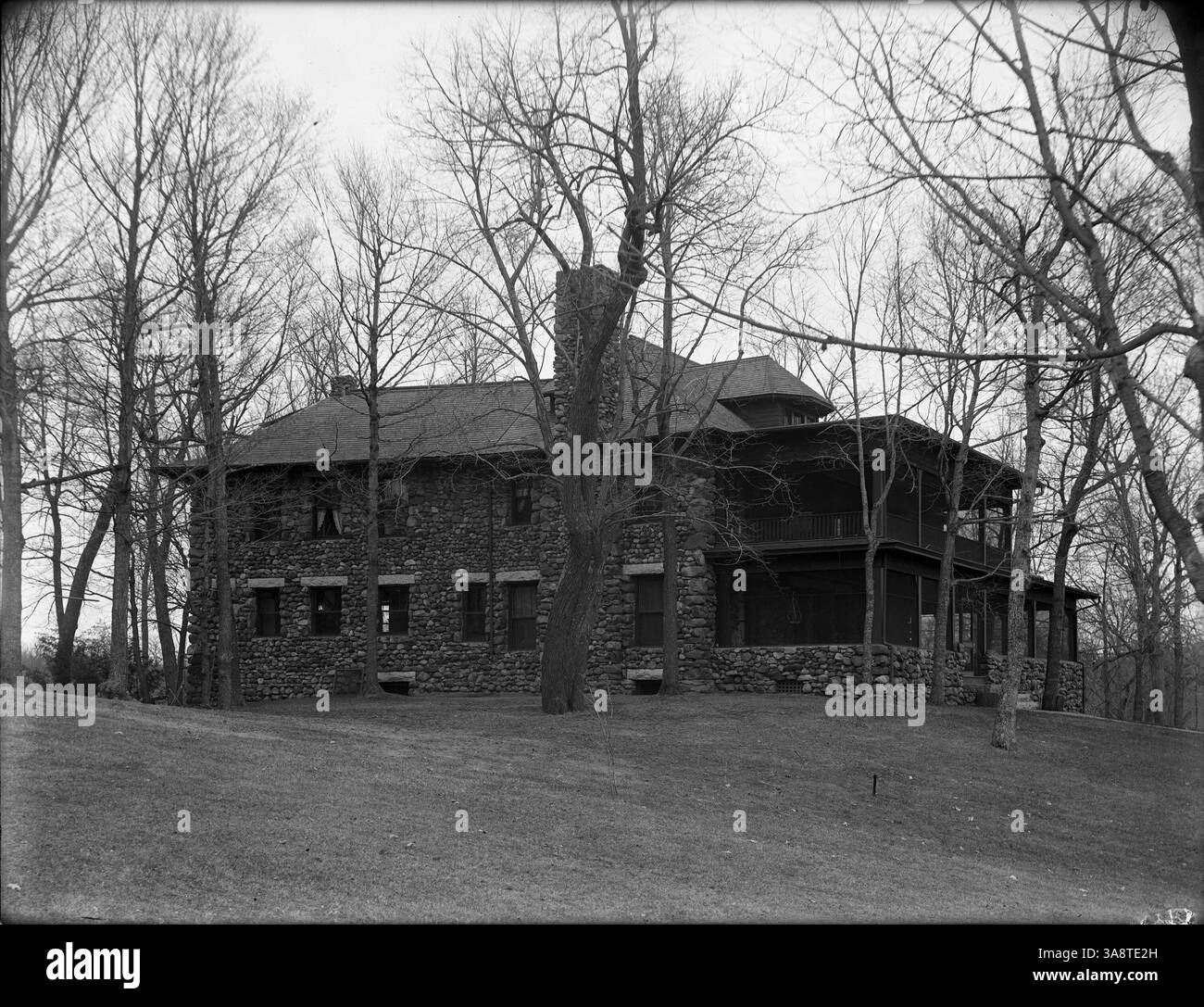 Doctor Dunsmore's House, built of stone, sits on the Old Gibson Estate ...