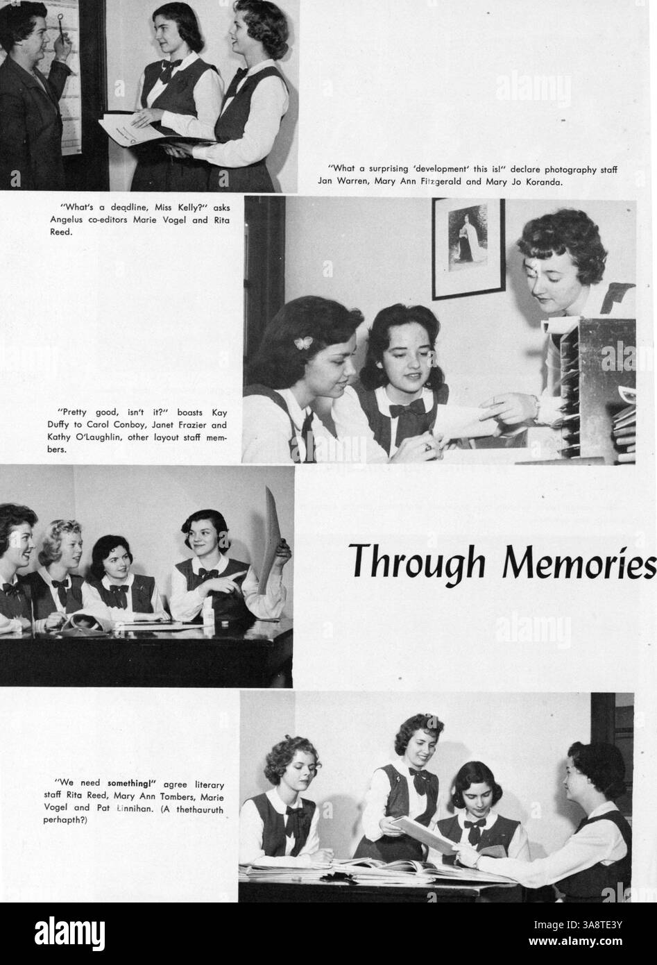 The 1959 Angelus yearbook from Academy of Holy Angels reflects student ...