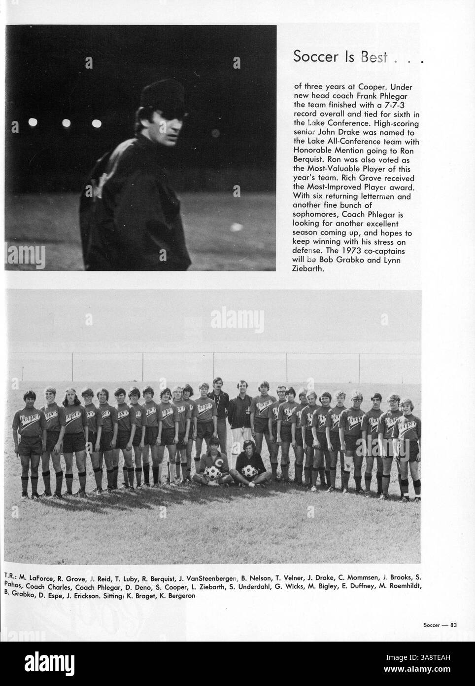 Talons 1973 yearbook from Cooper High School chronicles significant ...