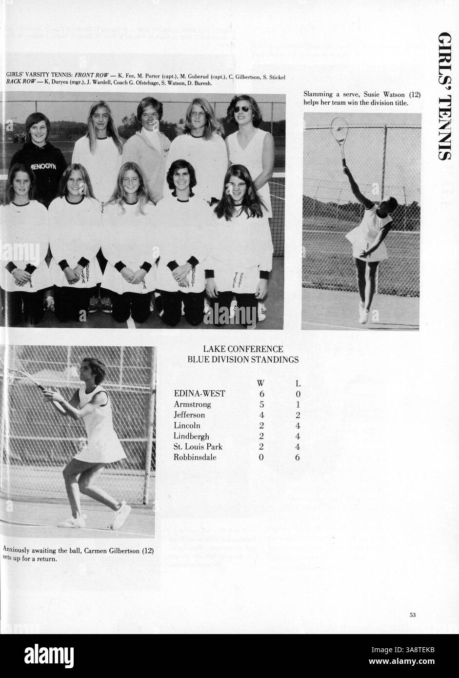 The 1975 edition of the Edina West High School yearbook, Windigo '75 ...