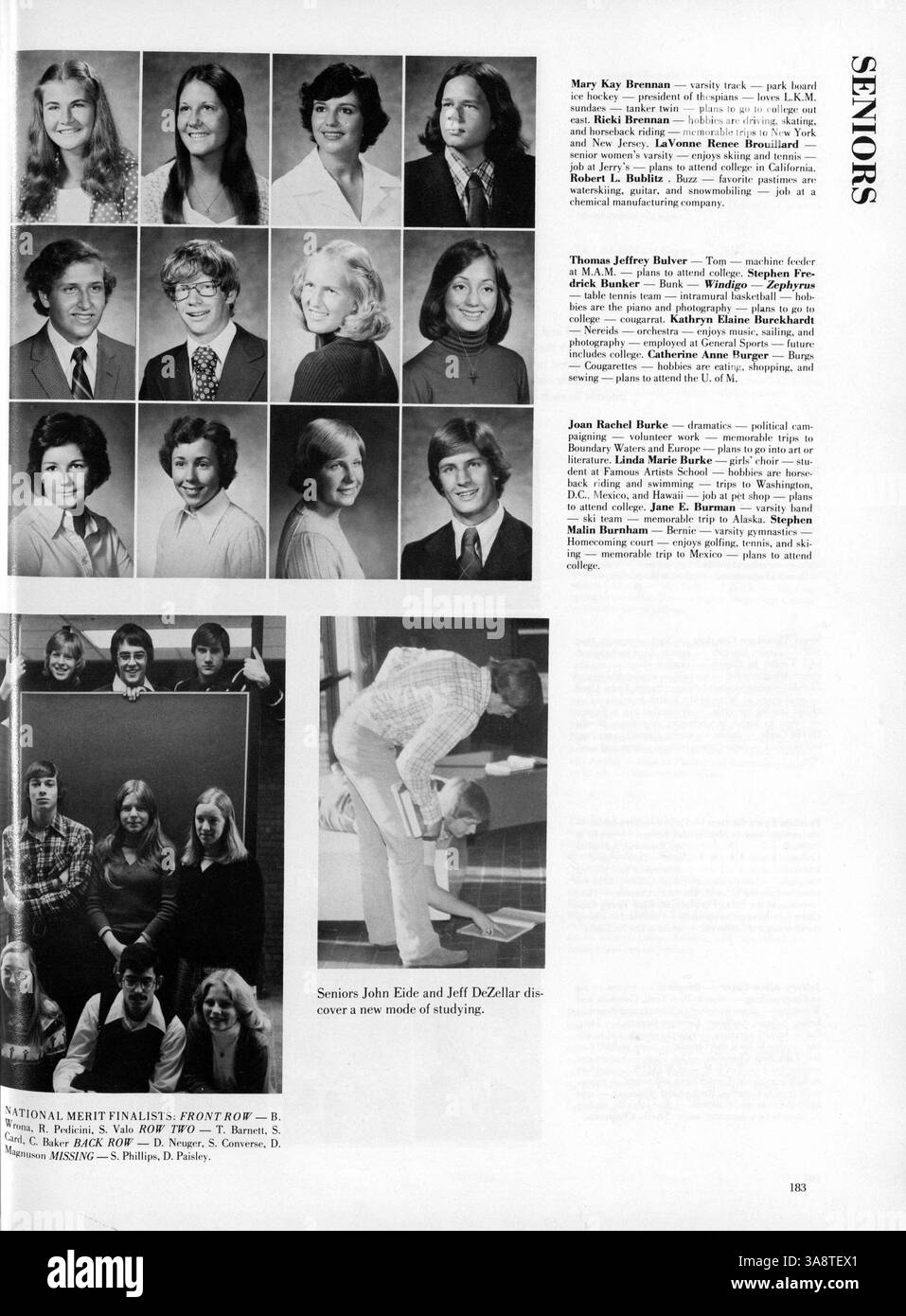 The 1975 edition of Windigo highlights the student body, faculty ...