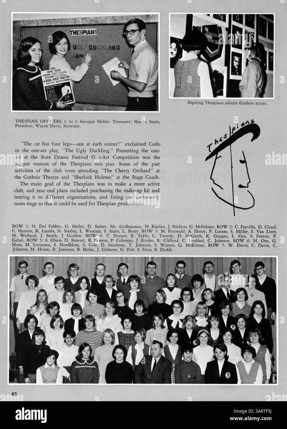 The 1966 Mohian yearbook from Mound High School is a comprehensive reflection of the 1965-1966 ...