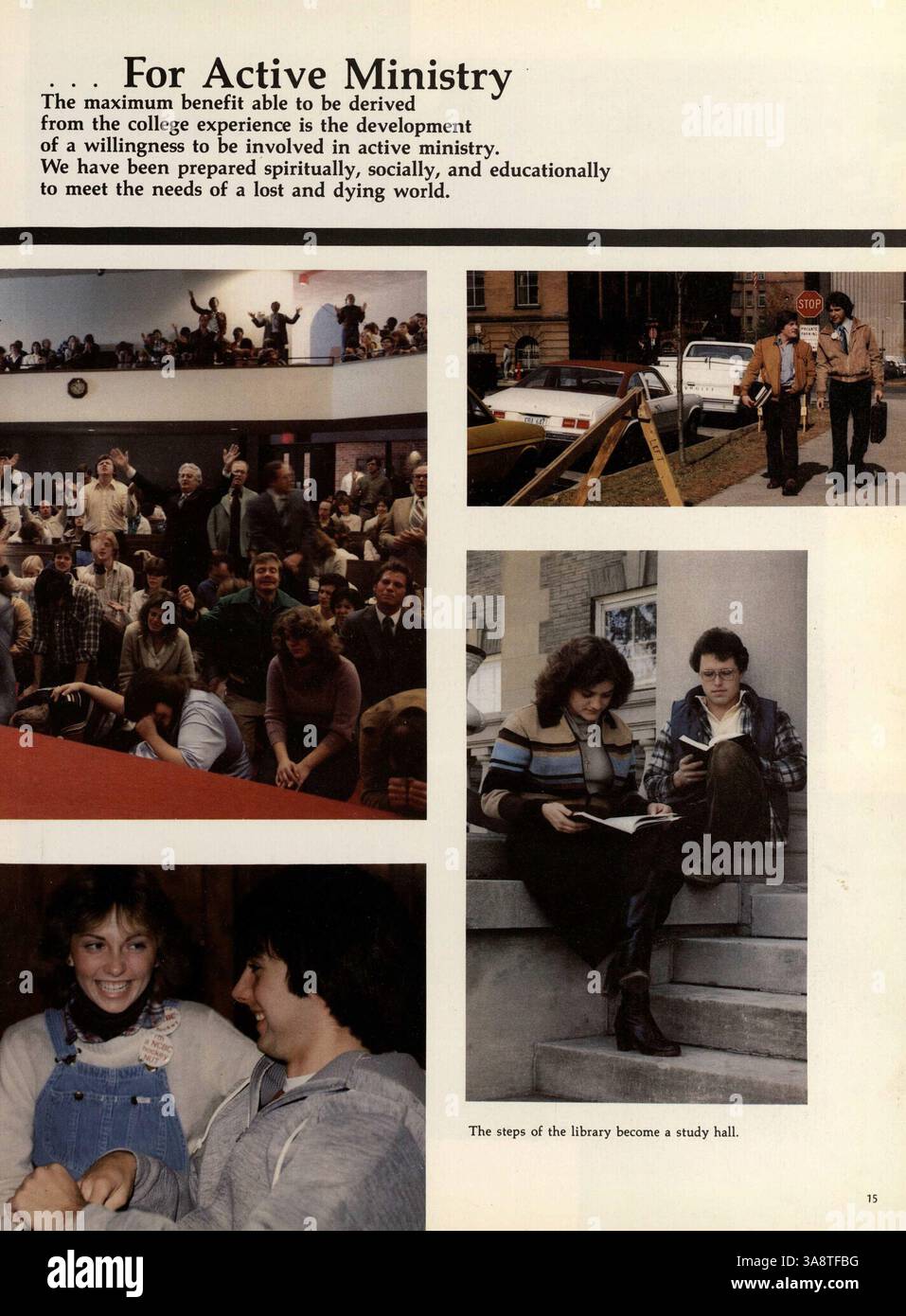 The 1981 Yearbook of North Central Bible College commemorates the ...