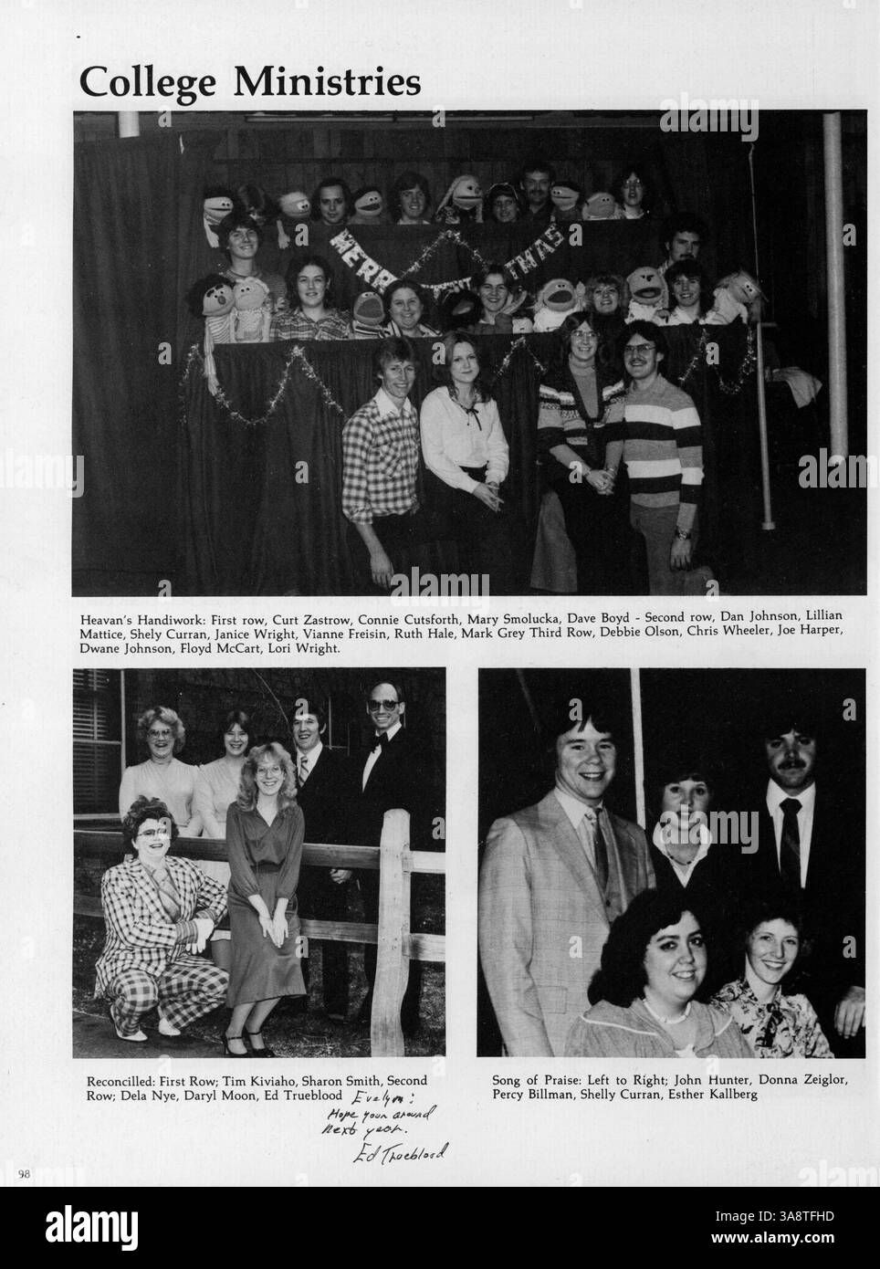 The 1981 yearbook from North Central Bible College marks the school’s ...