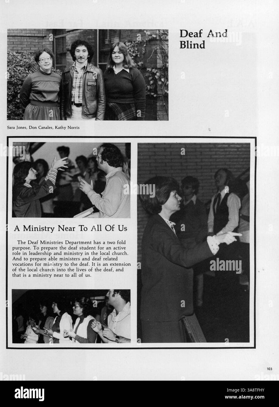 The 1981 yearbook of North Central Bible College highlights the ...