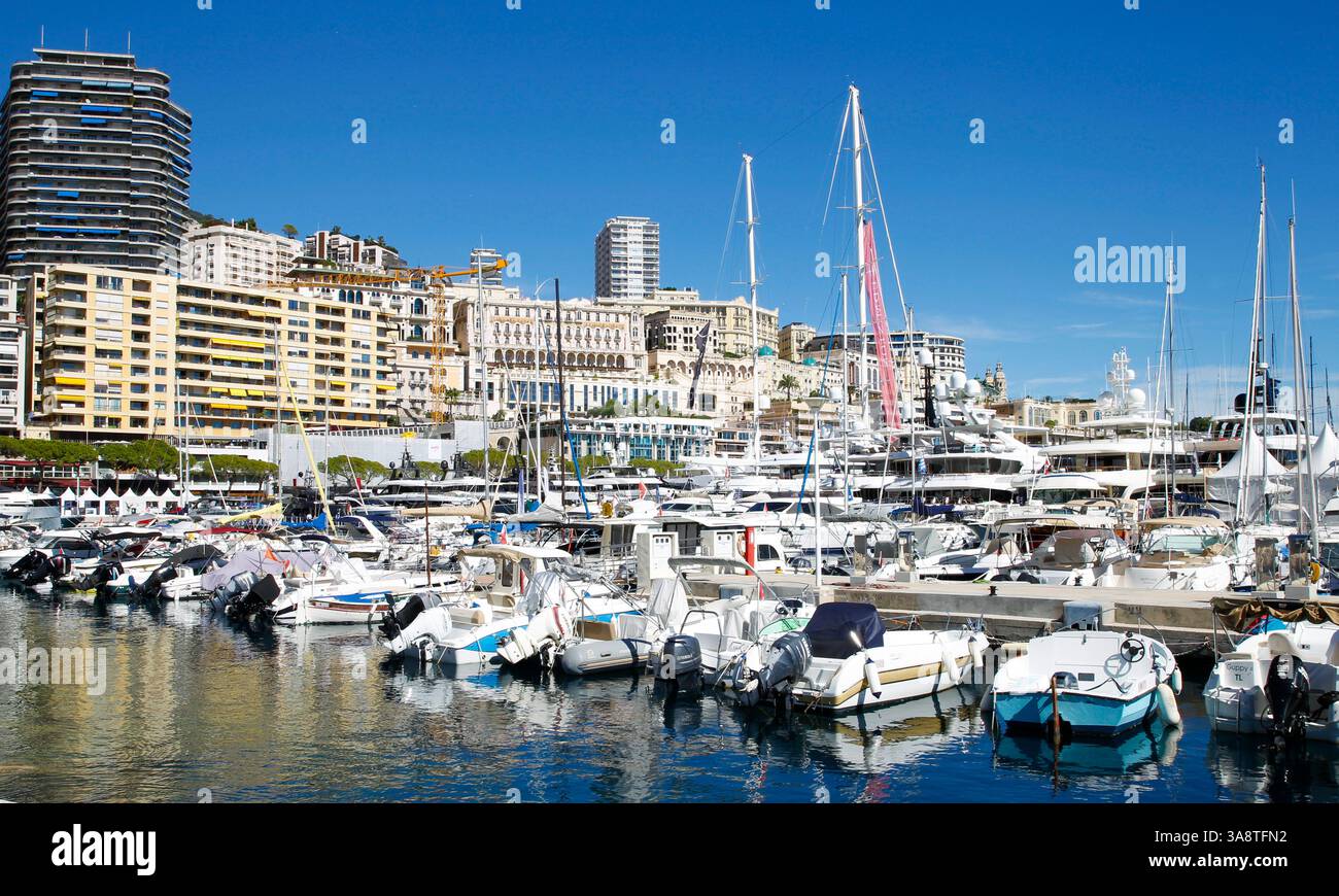 Monaco, Monte Carlo - September 30, 2022: Monaco Yacht Show MYS with ...