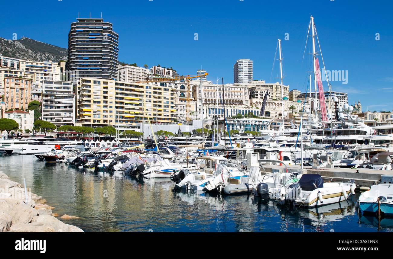 Monaco, Monte Carlo - September 30, 2022: Monaco Yacht Show MYS with ...