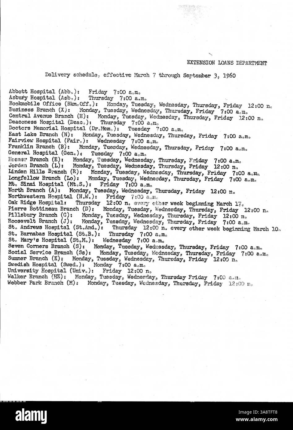 This weekly bulletin from 1960 provides Minneapolis Public Library ...