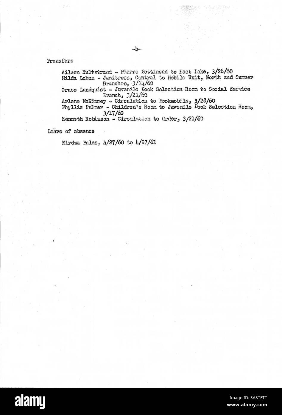 This 1960 weekly bulletin for Minneapolis Public Library employees ...