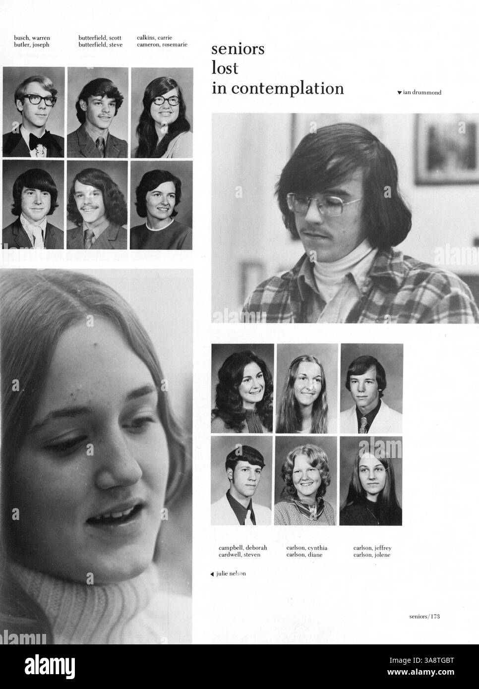 The 1973 Aurean Yearbook from Richfield High School reflects the 1972-1973 school year ...