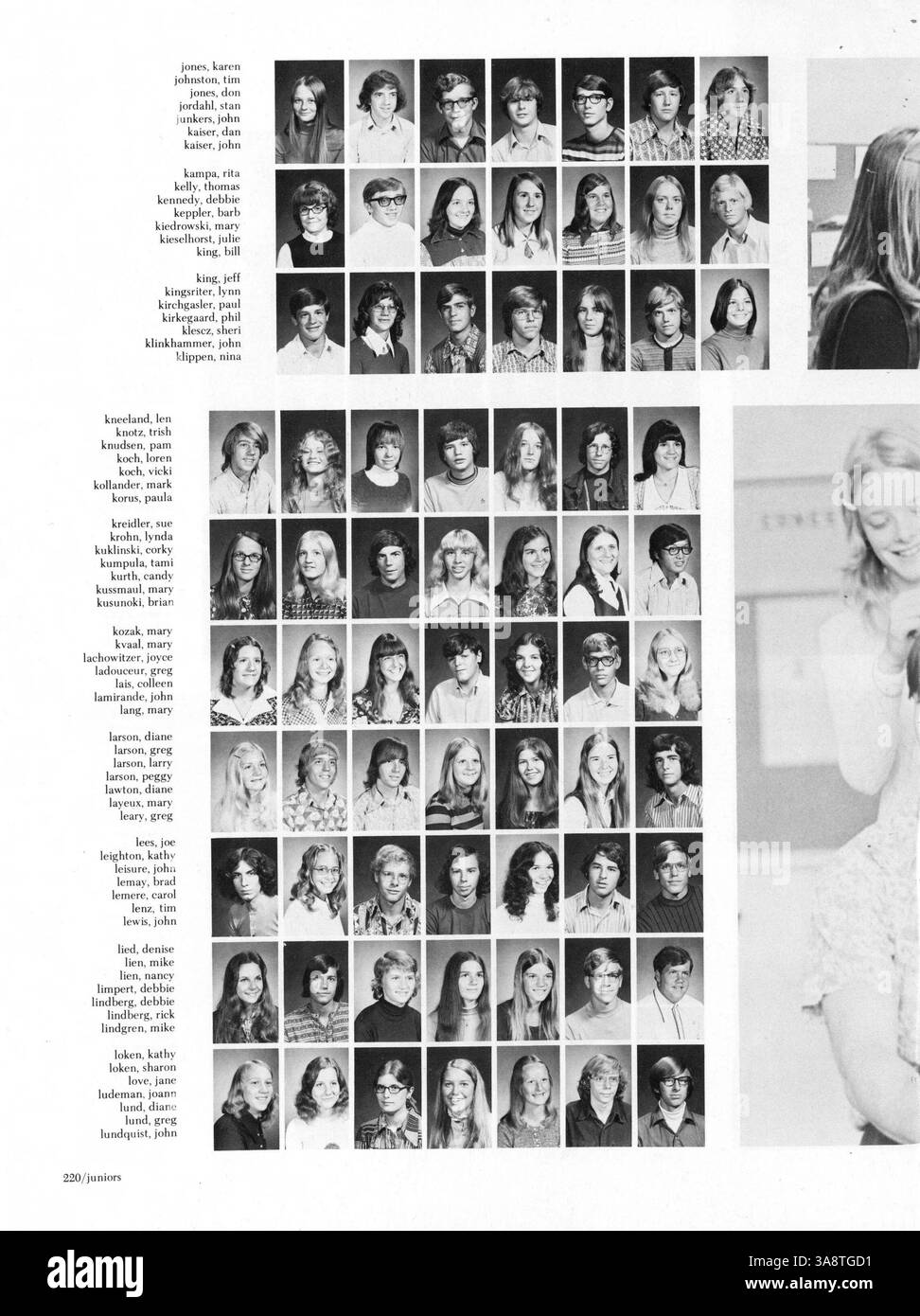 The 1973 aurean yearbook from richfield high school captures the hi-res ...