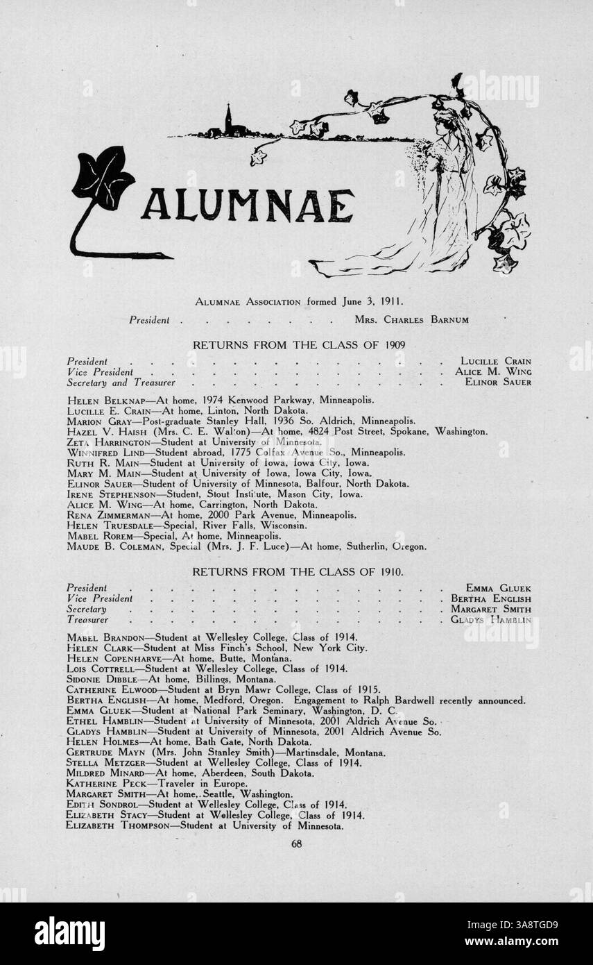 The Moccasin of 1912 yearbook from Stanley Hall captures the school’s ...