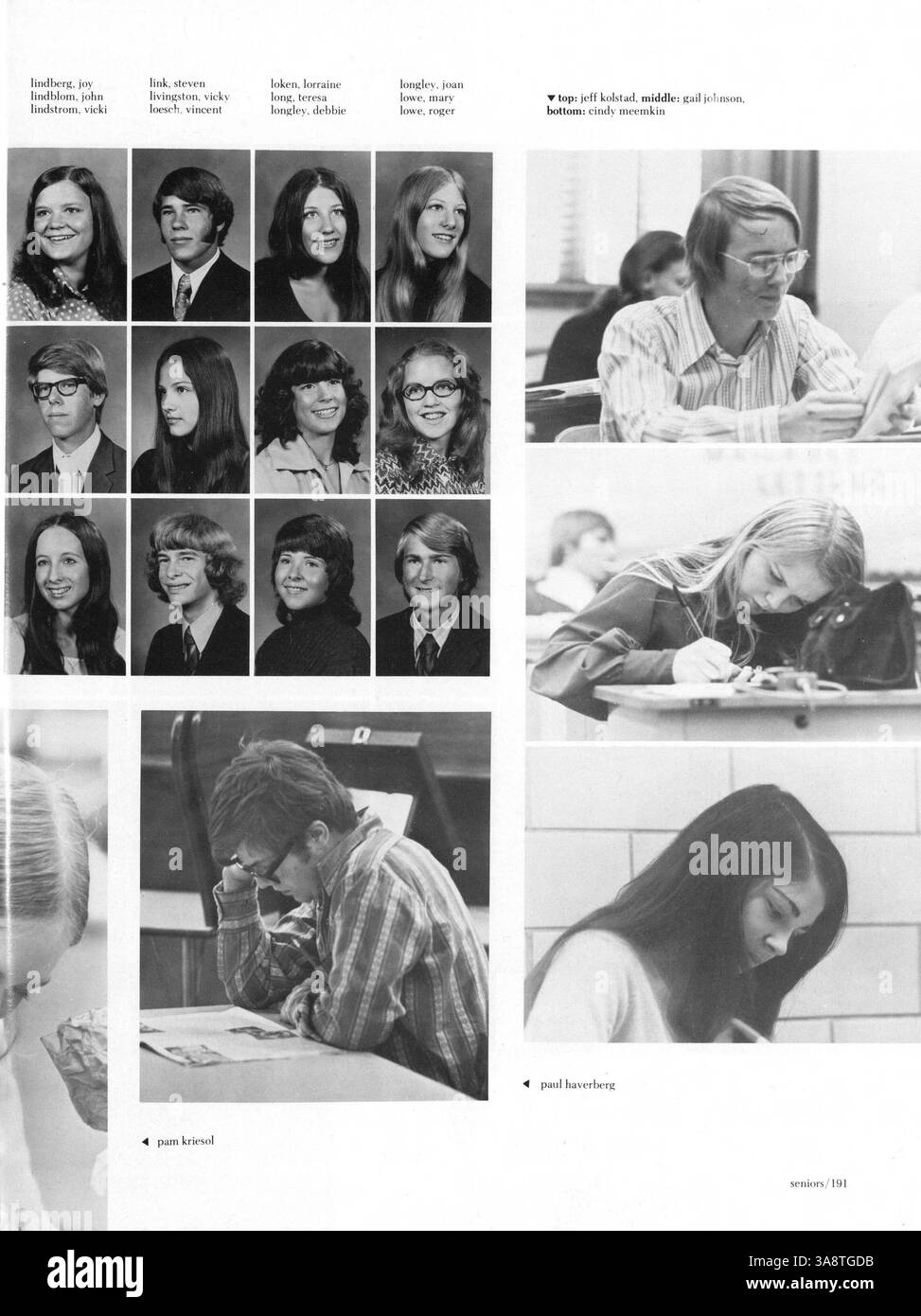The 1973 aurean yearbook from richfield high school showcases st hi-res ...