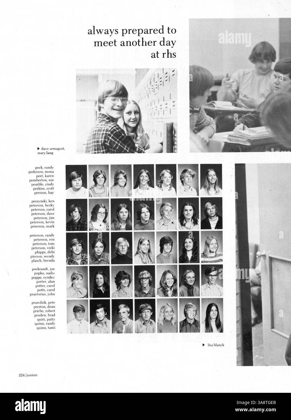 The 1973 yearbook of Richfield High School, known as Aurean 73 ...