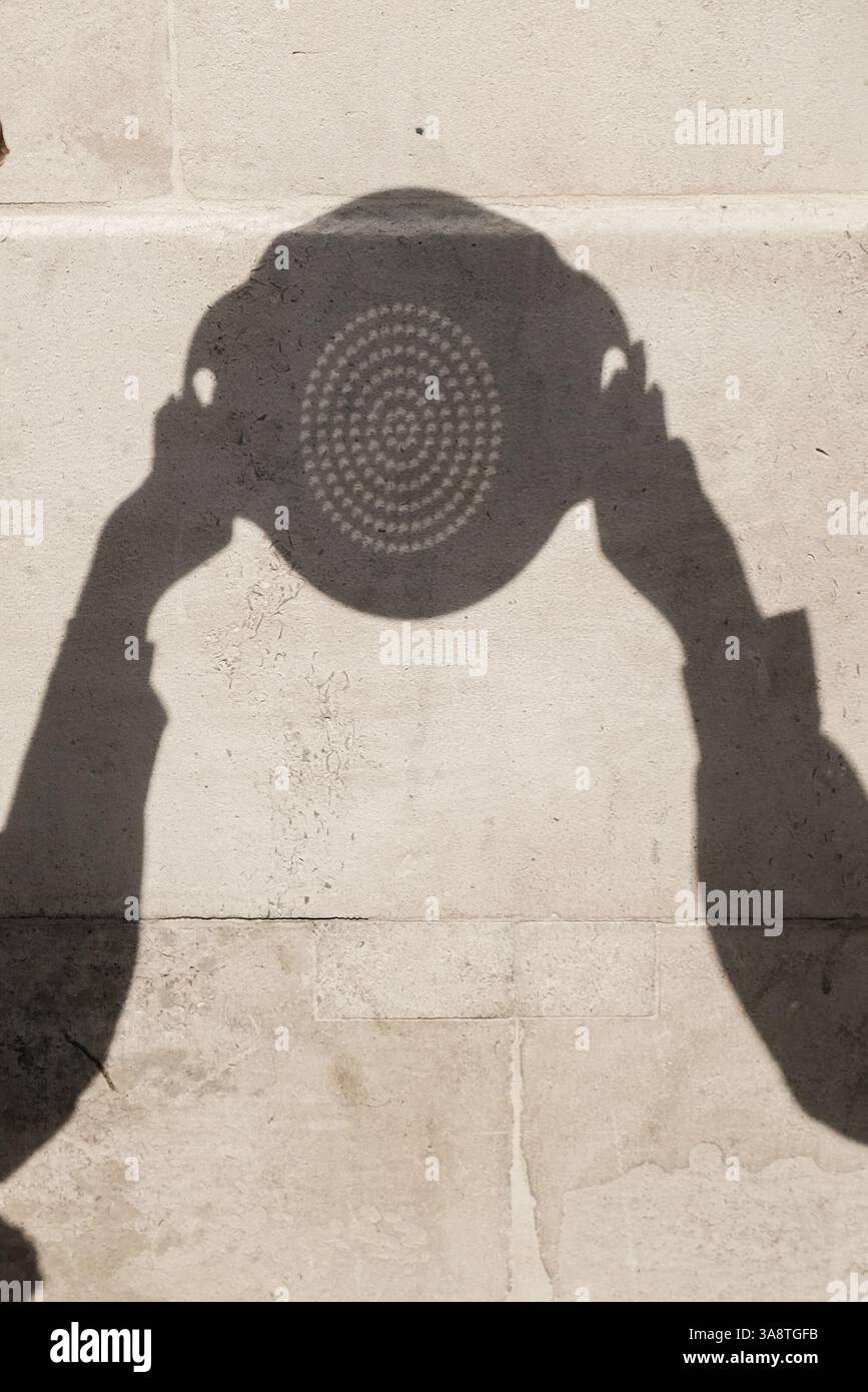 London, UK. 29th March, 2025. The 30% partial solar eclipse was ...