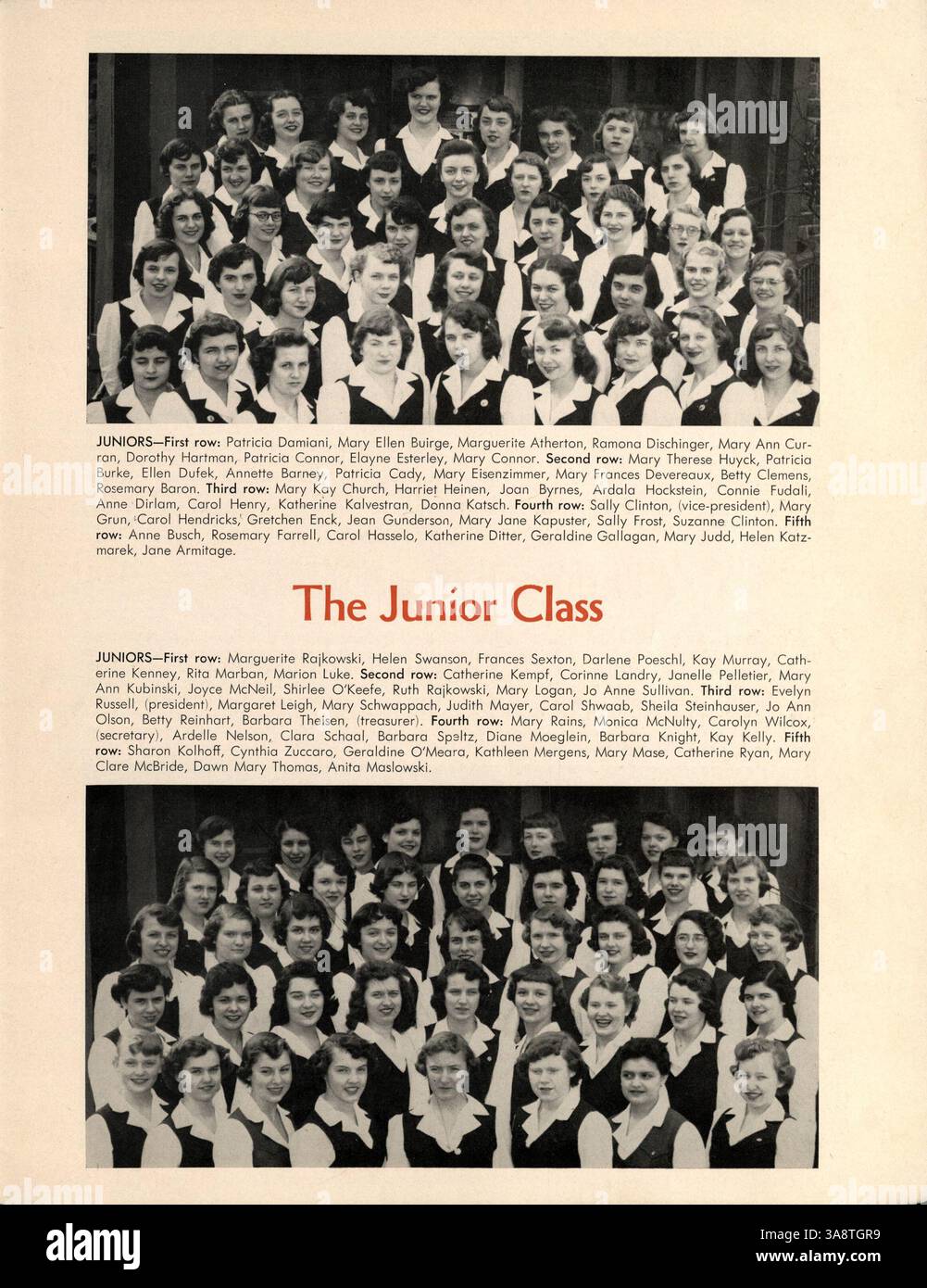 The 'Dayesye' yearbook of 1952 highlights the accomplishments of ...