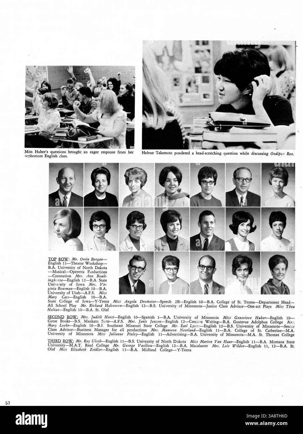 The 1968 edition of Kennedy High’s yearbook, Profiles '68, features the ...