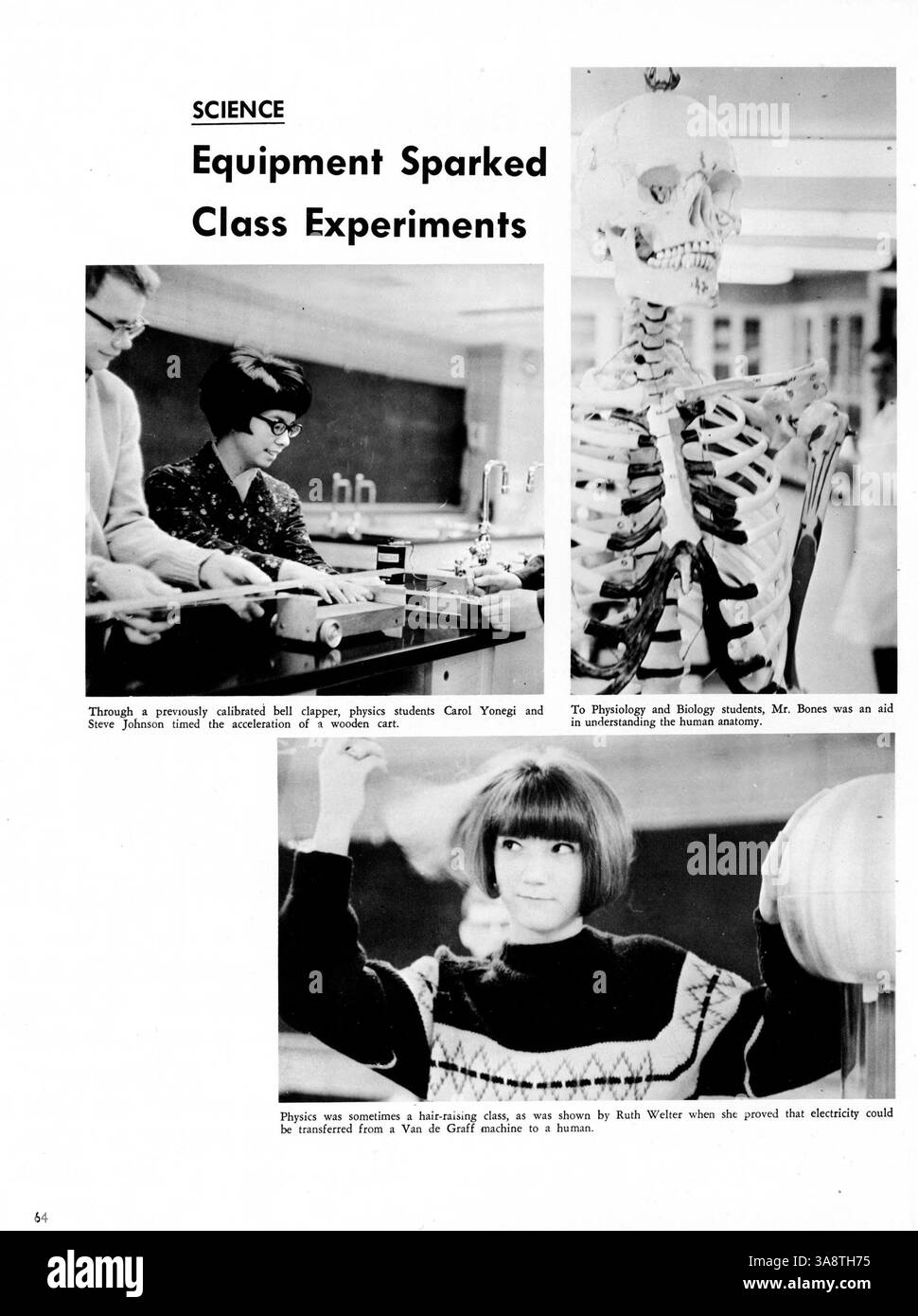 The 1968 yearbook of Kennedy High, Profiles '68, documents the students ...