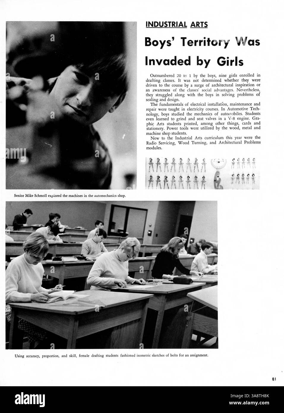 Profiles '68, the 1968 yearbook from Kennedy High School, features the ...