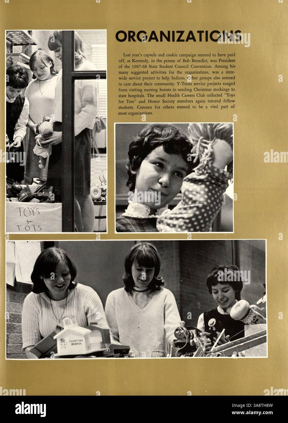 Profiles '68, the 1968 yearbook from Kennedy High, captures key moments ...
