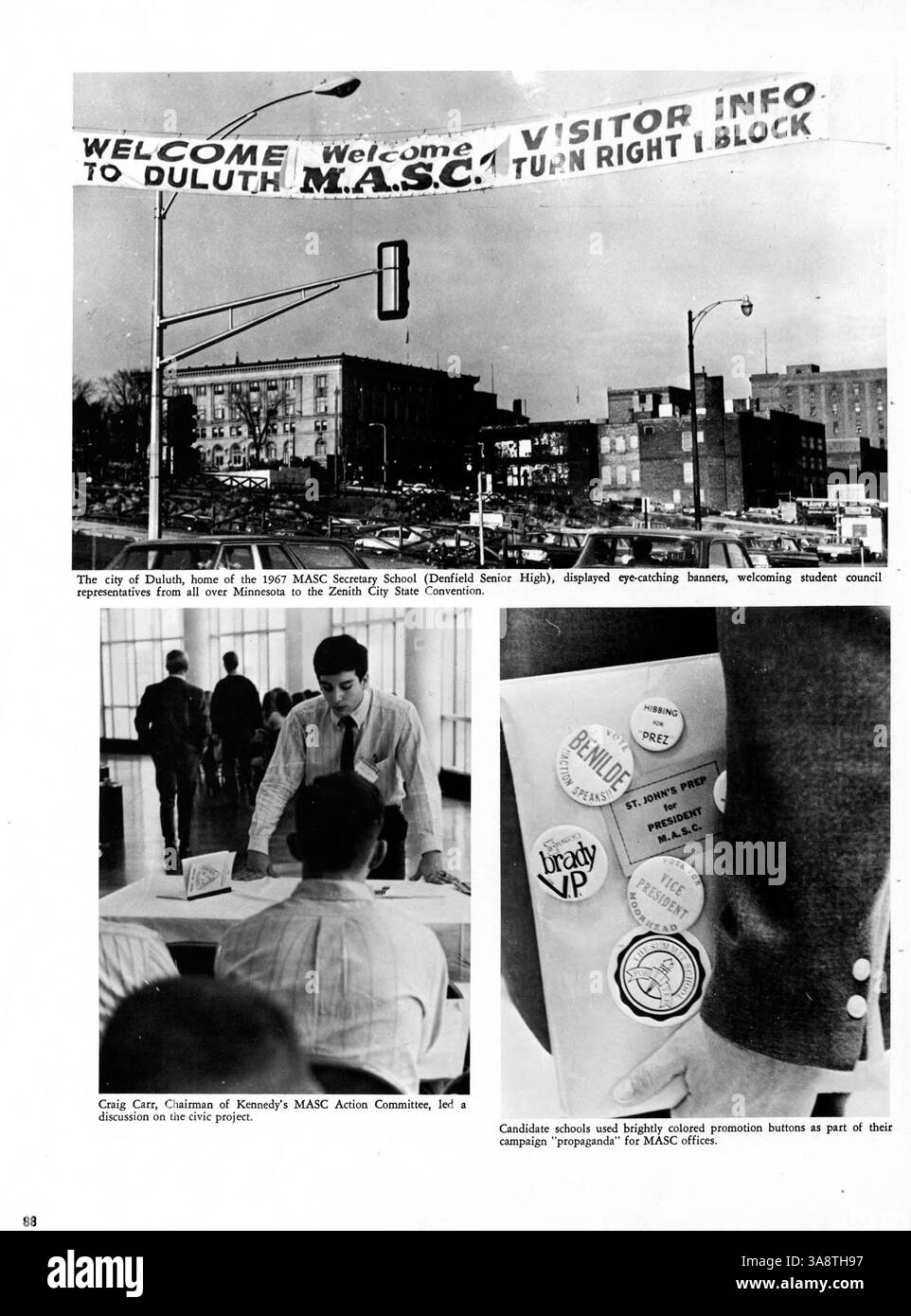 The 1968 Kennedy High yearbook, Profiles '68, records the students ...