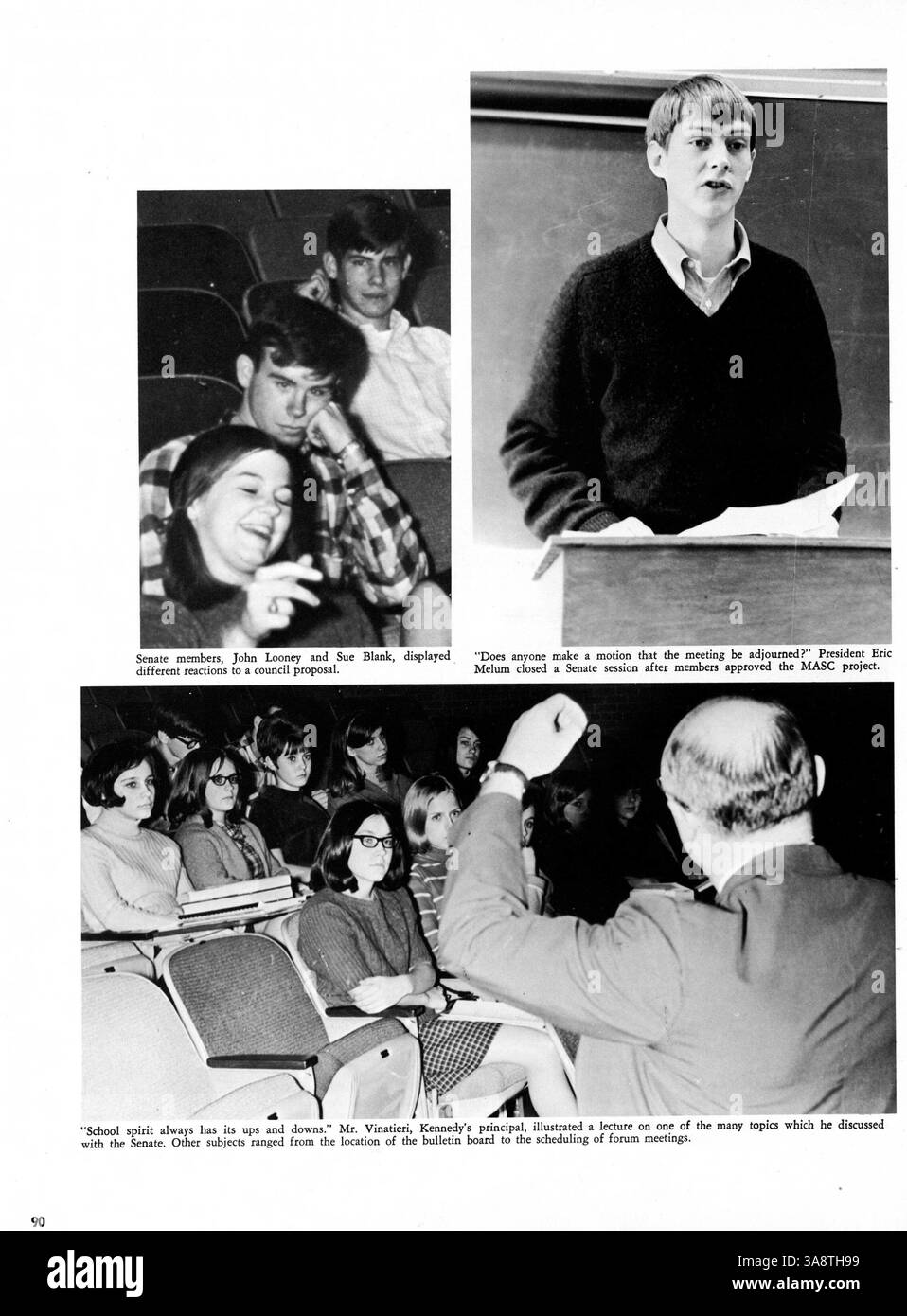 The 1968 edition of the Kennedy High yearbook, Profiles '68, highlights ...