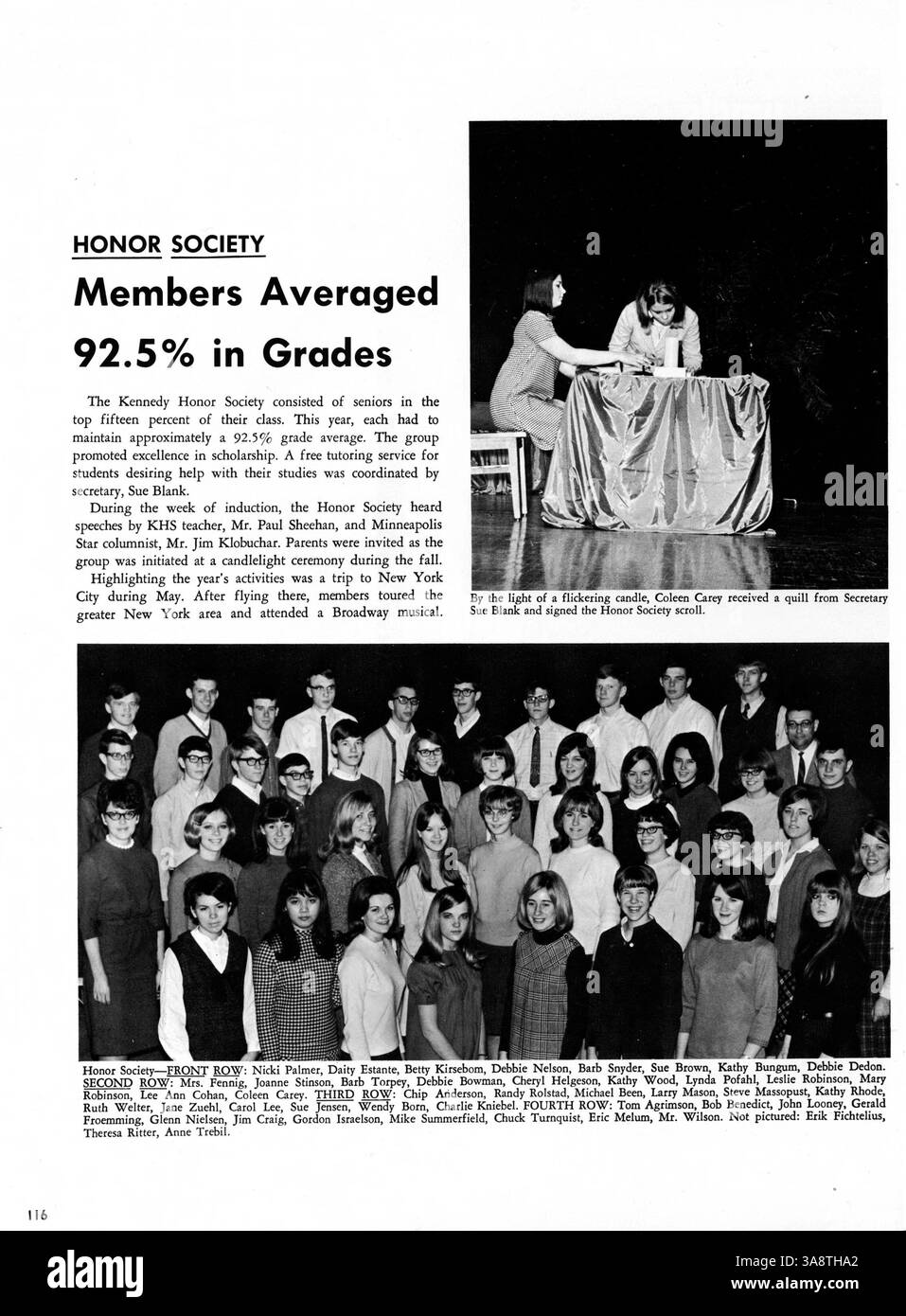 Profiles '68, the 1968 yearbook of Kennedy High, highlights important ...