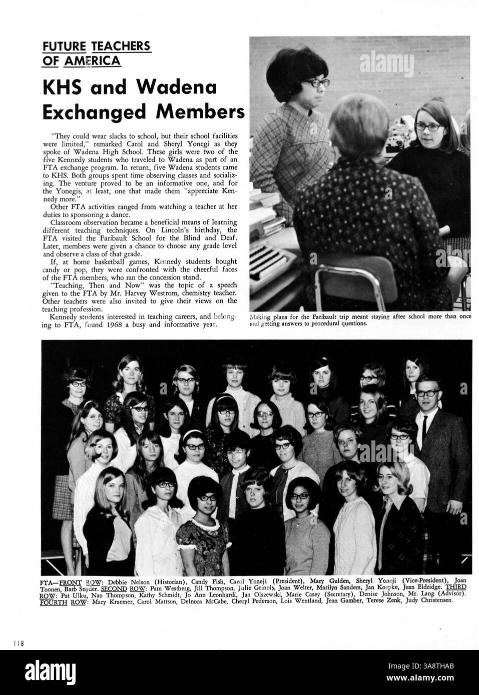 The 1968 Kennedy High yearbook, Profiles '68, captures the experiences ...