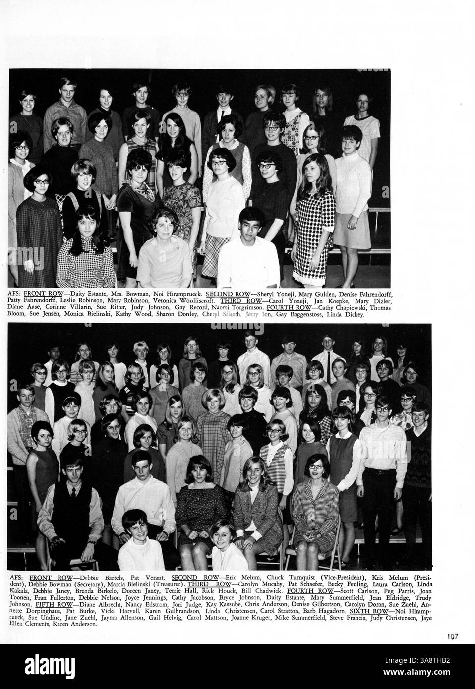 Profiles '68, the 1968 yearbook from Kennedy High, records the students ...