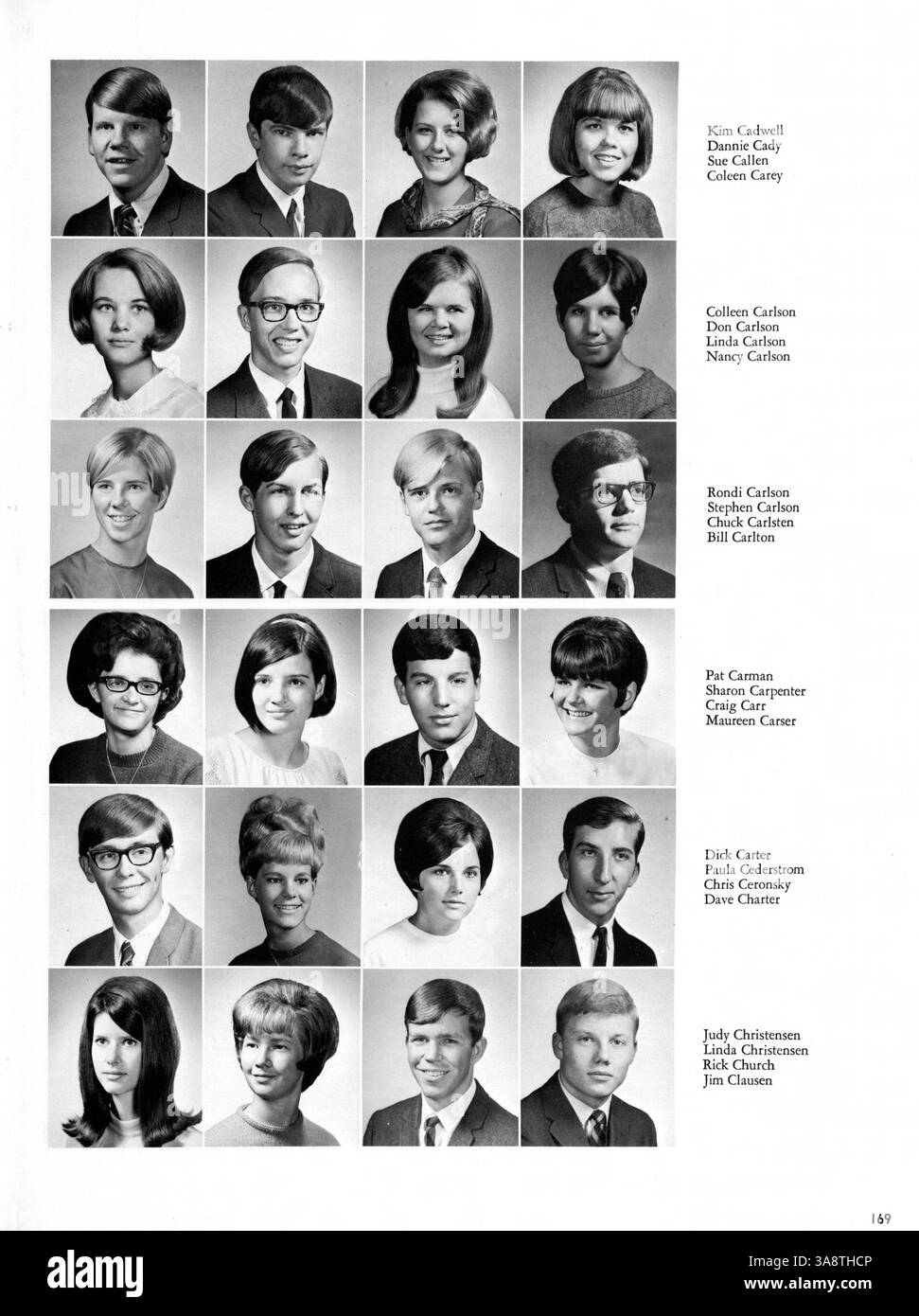 This high school yearbook from 1968 documents the students, teachers ...