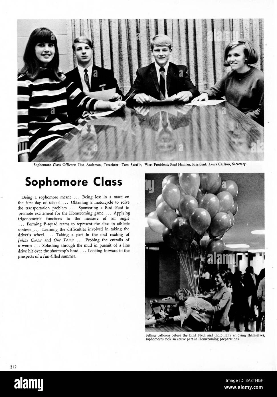 The 1968 yearbook from kennedy high school features profiles of hi-res ...