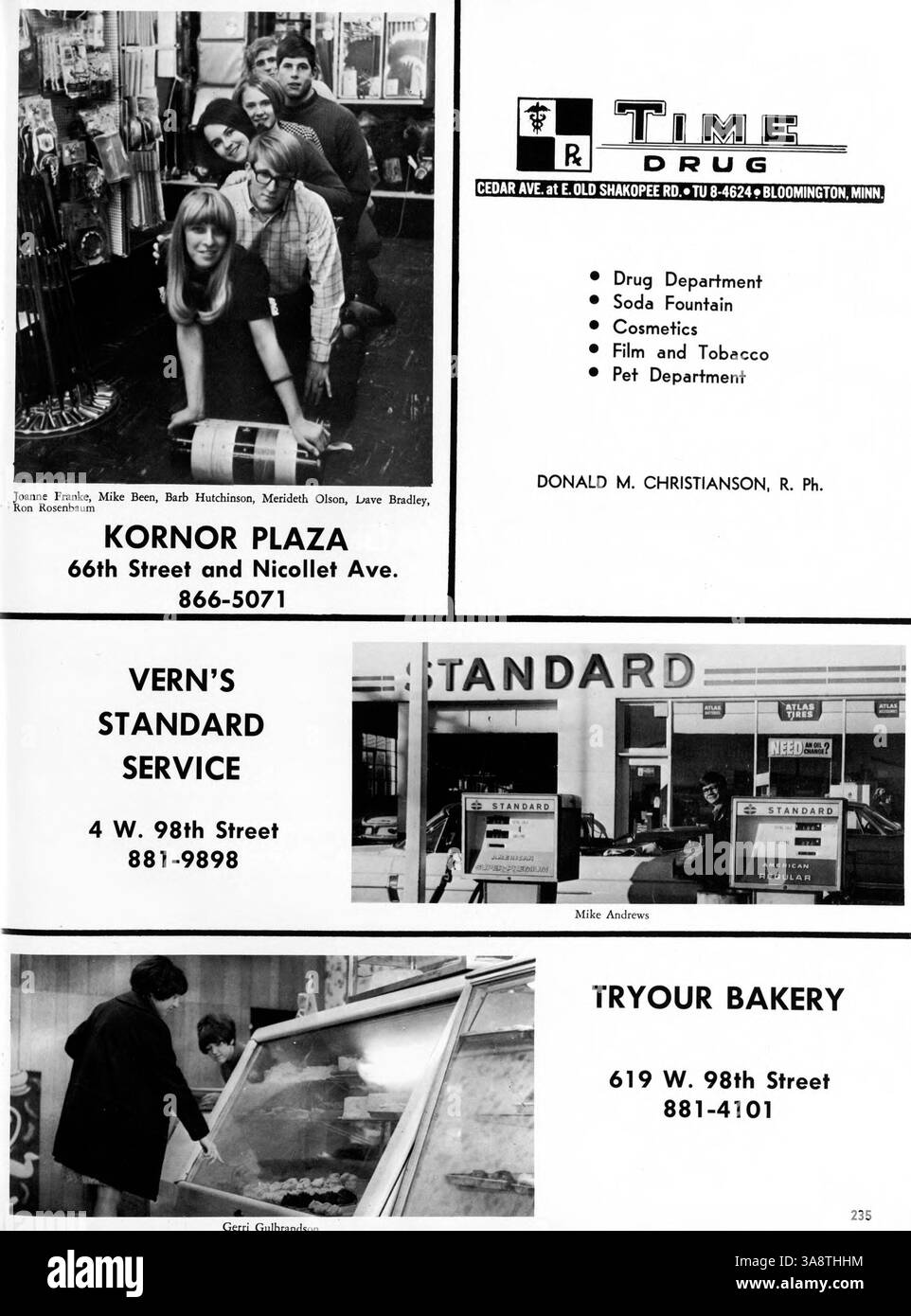 This 1968 yearbook from kennedy high school documents student hi-res ...