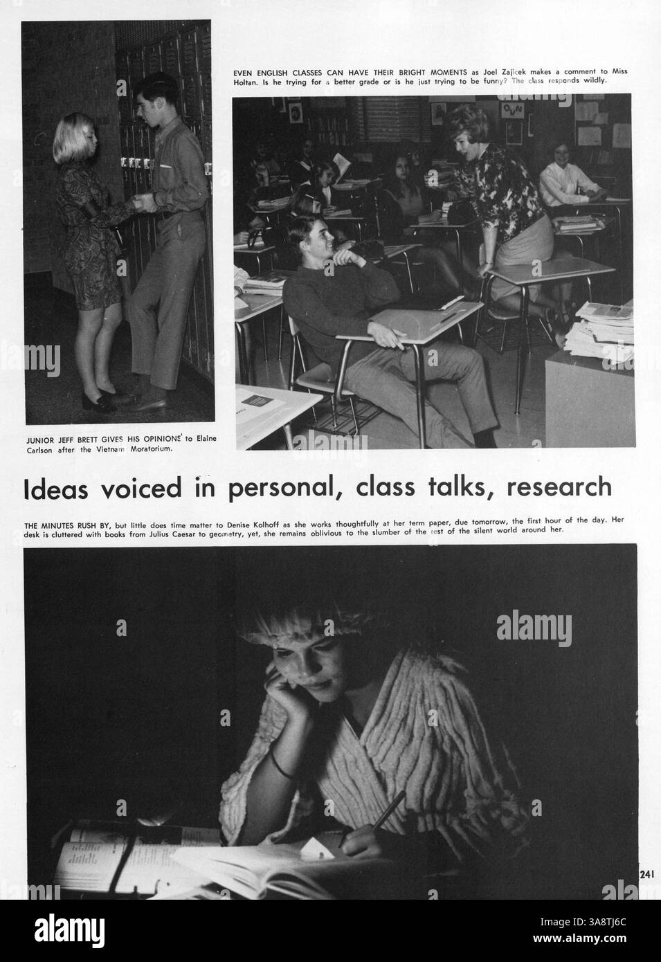 This yearbook from Kennedy High School highlights the 1969-1970 school ...