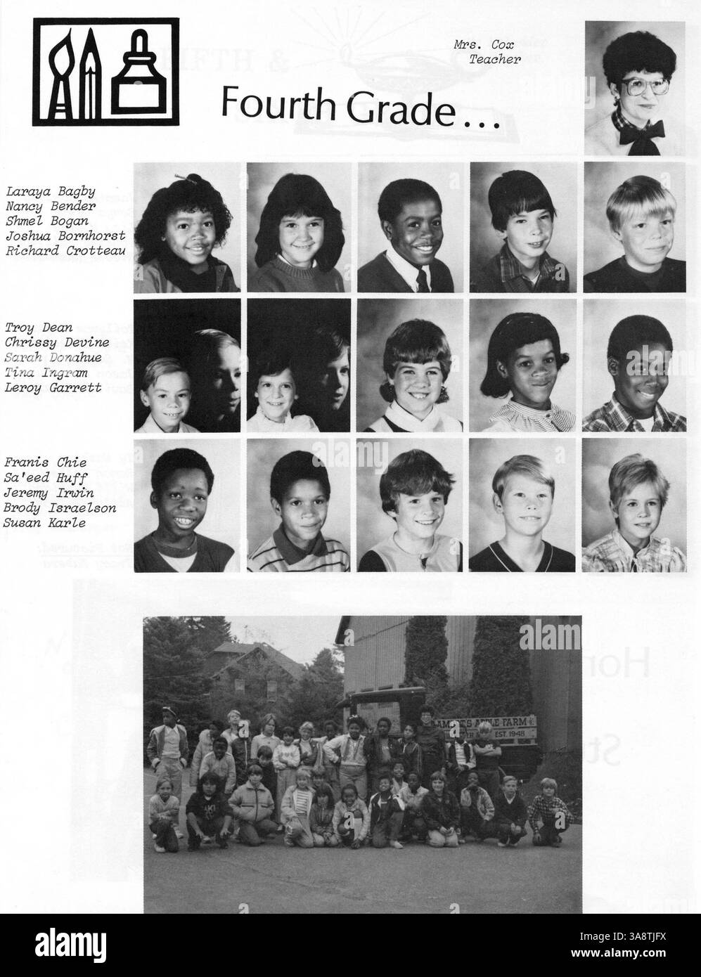 The Holland Elementary and Intermediate School 1985 yearbook captures ...