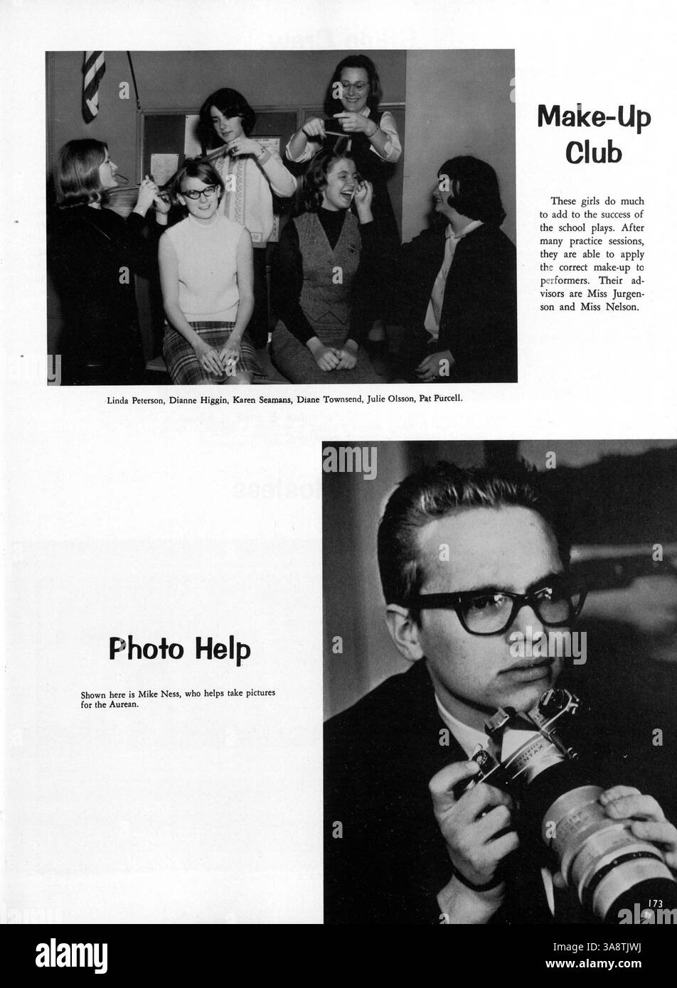 The 1965 'Aurean' yearbook from Richfield High School documents ...