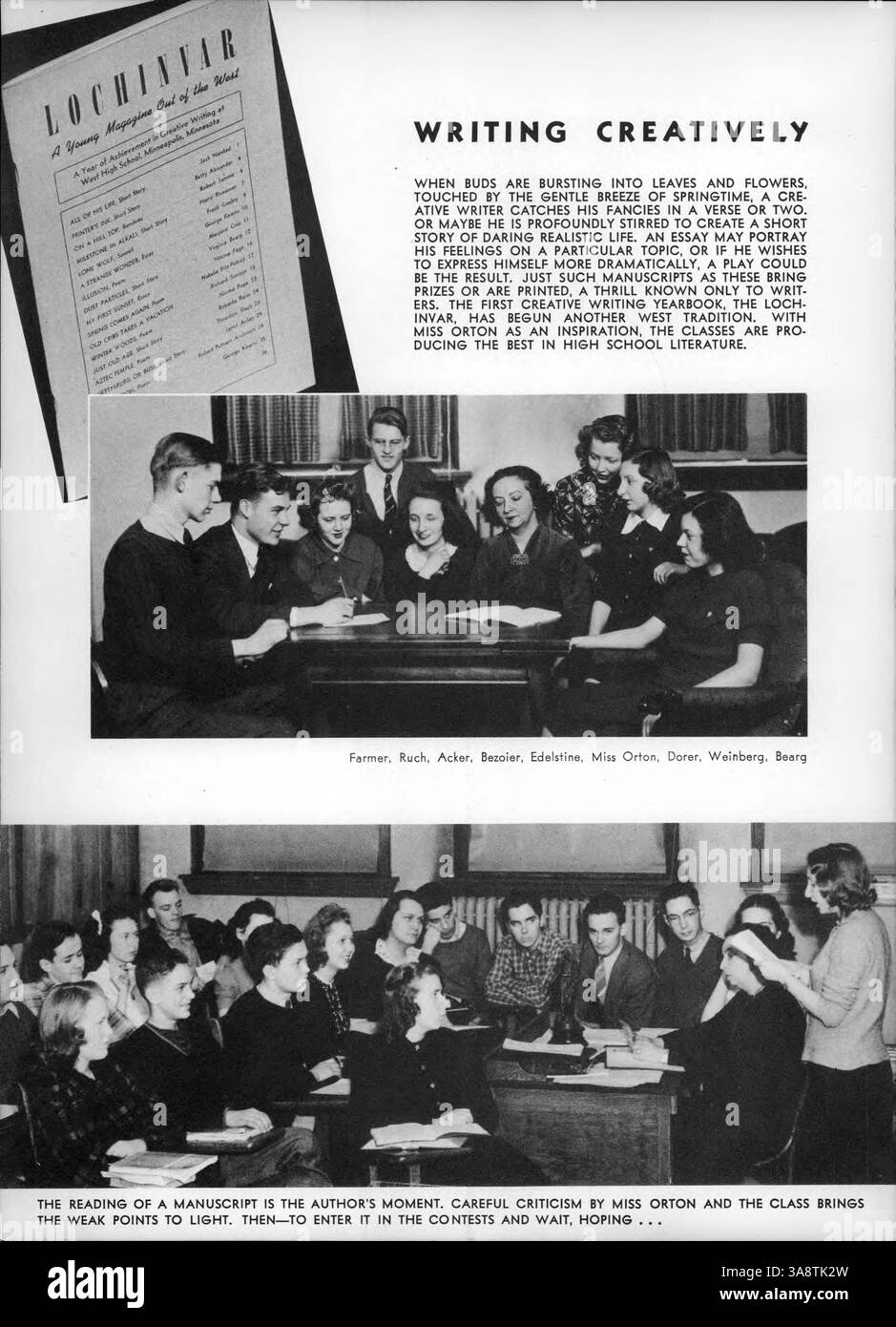 The 1940 West High Yearbook, Hesperian, documents key aspects of the ...