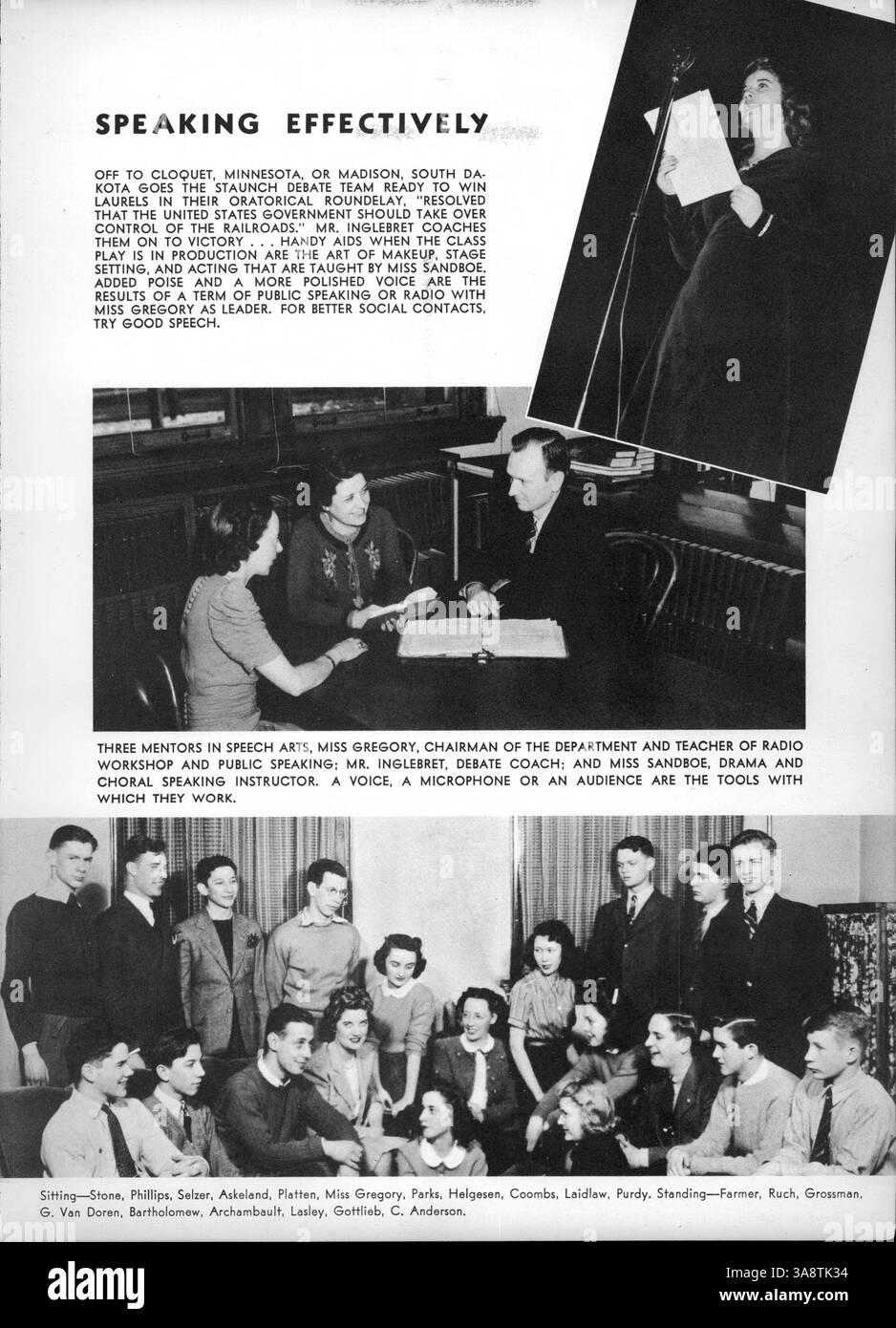 The Hesperian 1940 yearbook of West High records significant events ...