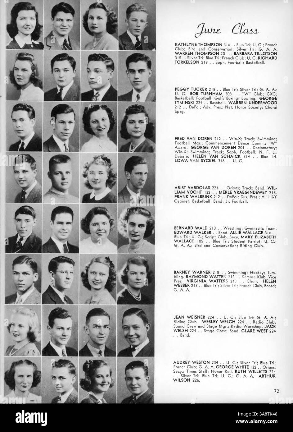 This 1940 Hesperian Yearbook from West High School features the ...