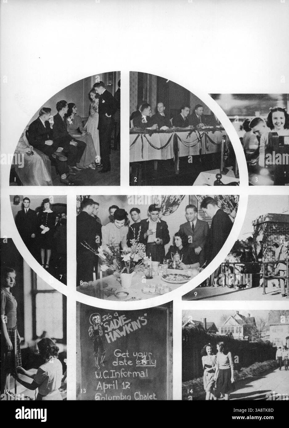 This 1940 Hesperian Yearbook captures the events, athletics, student ...