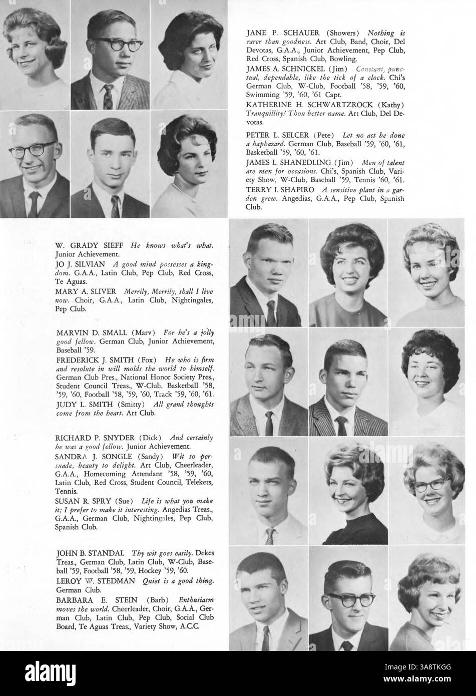 The 1961 Hesperian yearbook offers a snapshot of West High School’s ...