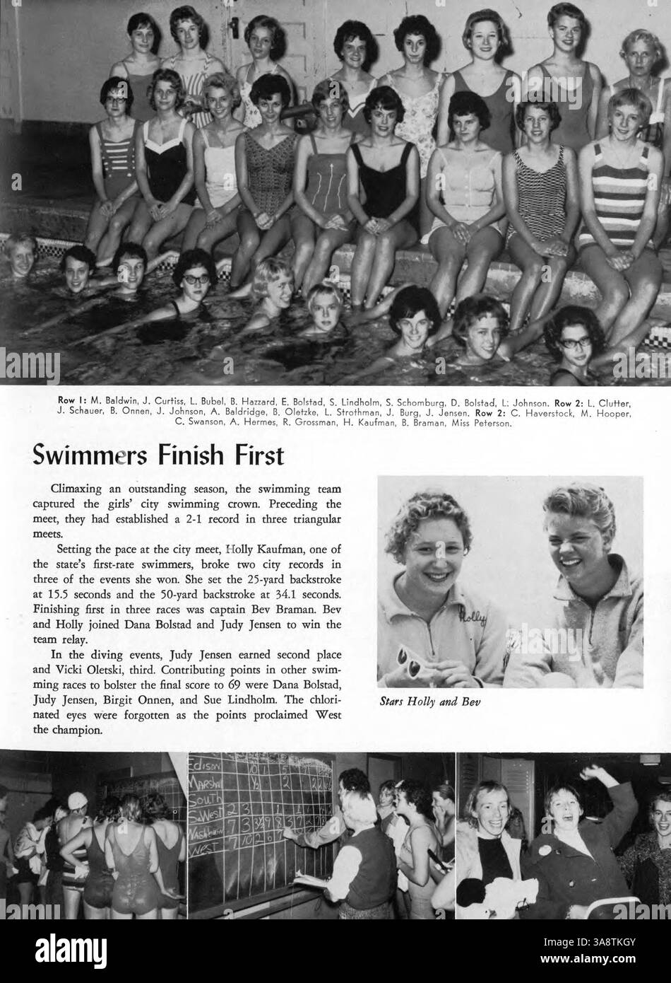 The 1961 edition of the West High Yearbook, Hesperian, records the ...