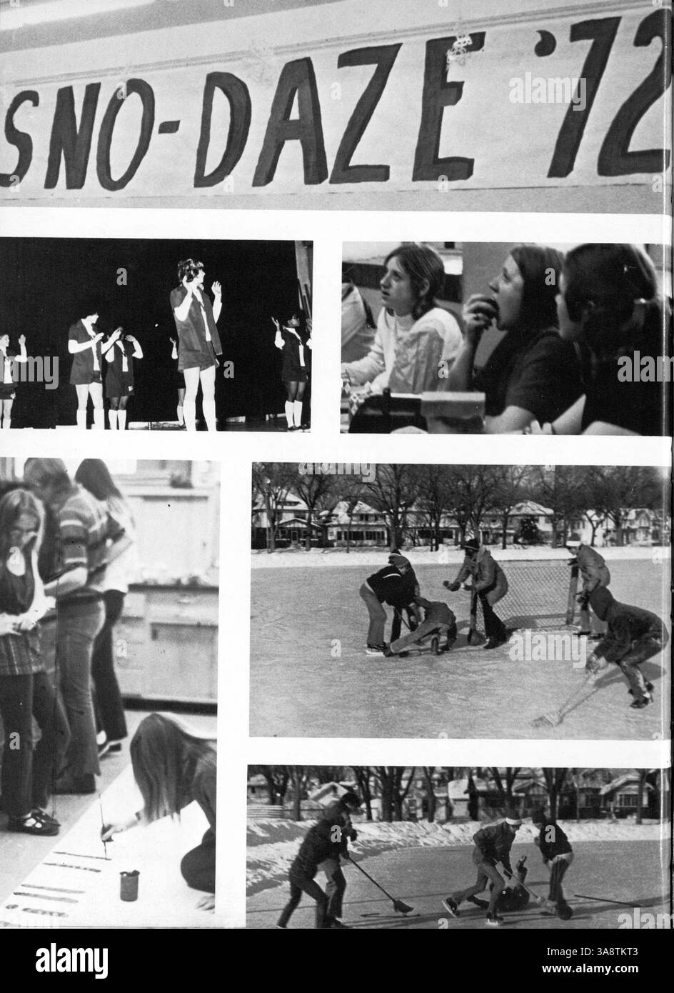 The 1972 Polaris Yearbook from North High School documents significant ...