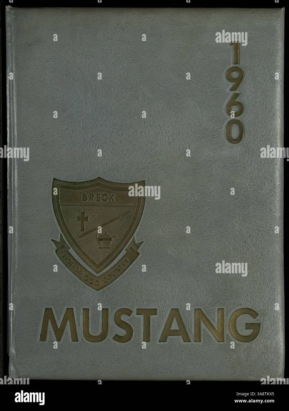 The 1960 Breck Yearbook, titled Mustang, documents student life ...