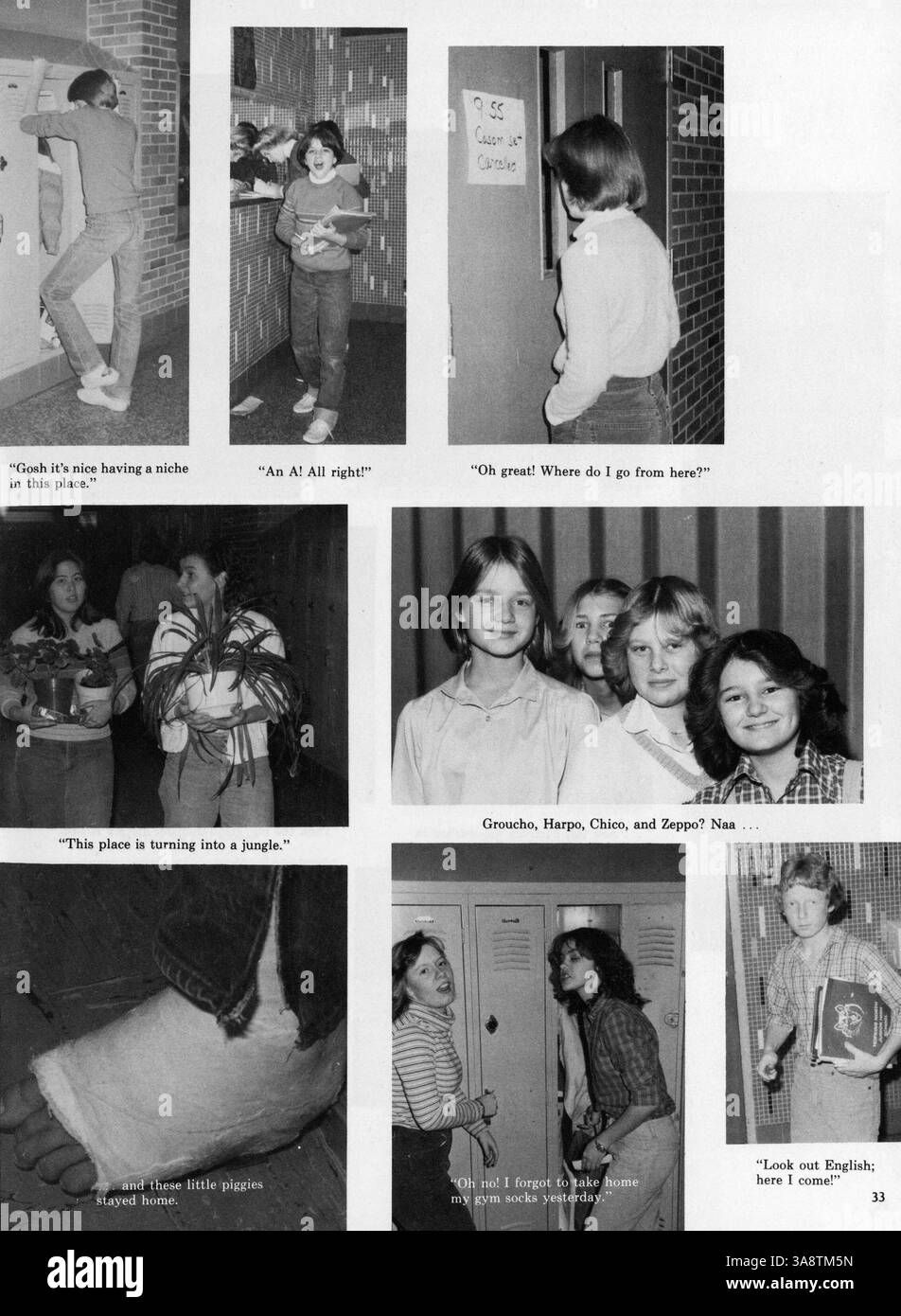 The 1980 Hopkins North Junior High Yearbook showcases the 1979-1980 ...