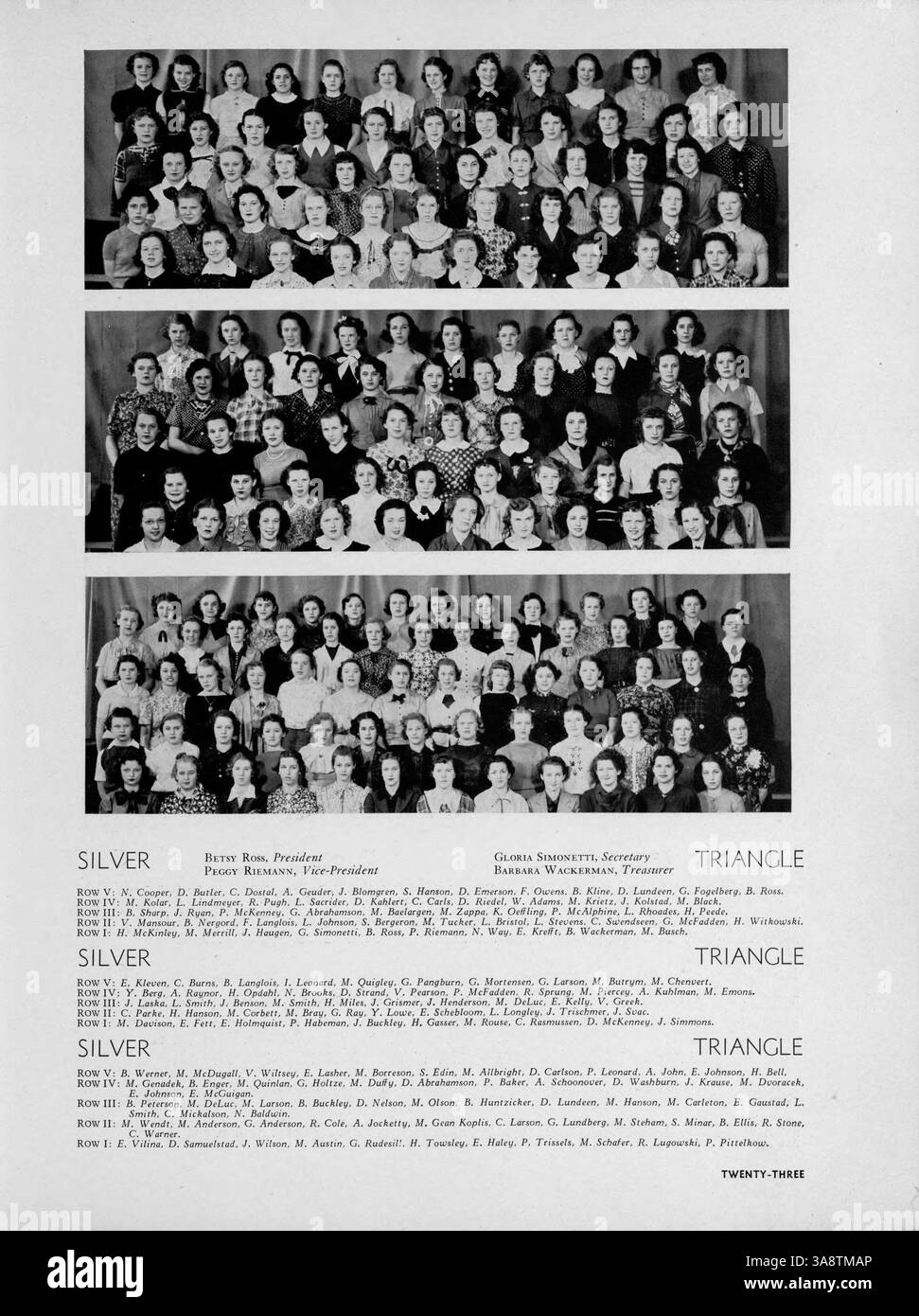 The 1937 'Cardinal' yearbook from Marshall High School documents the ...