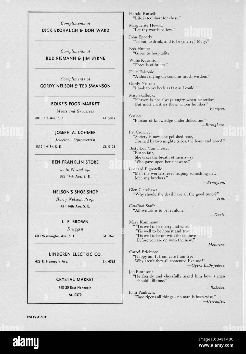 This 'Cardinal' yearbook from Marshall High School captures the ...