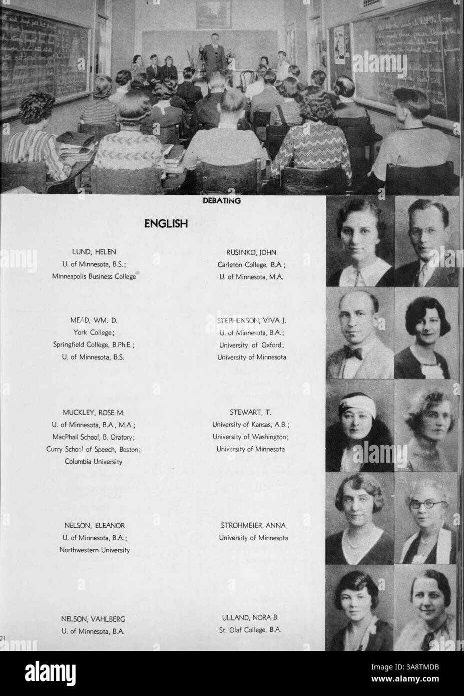 The 1935 South High 'Tiger' yearbook documents the achievements of ...