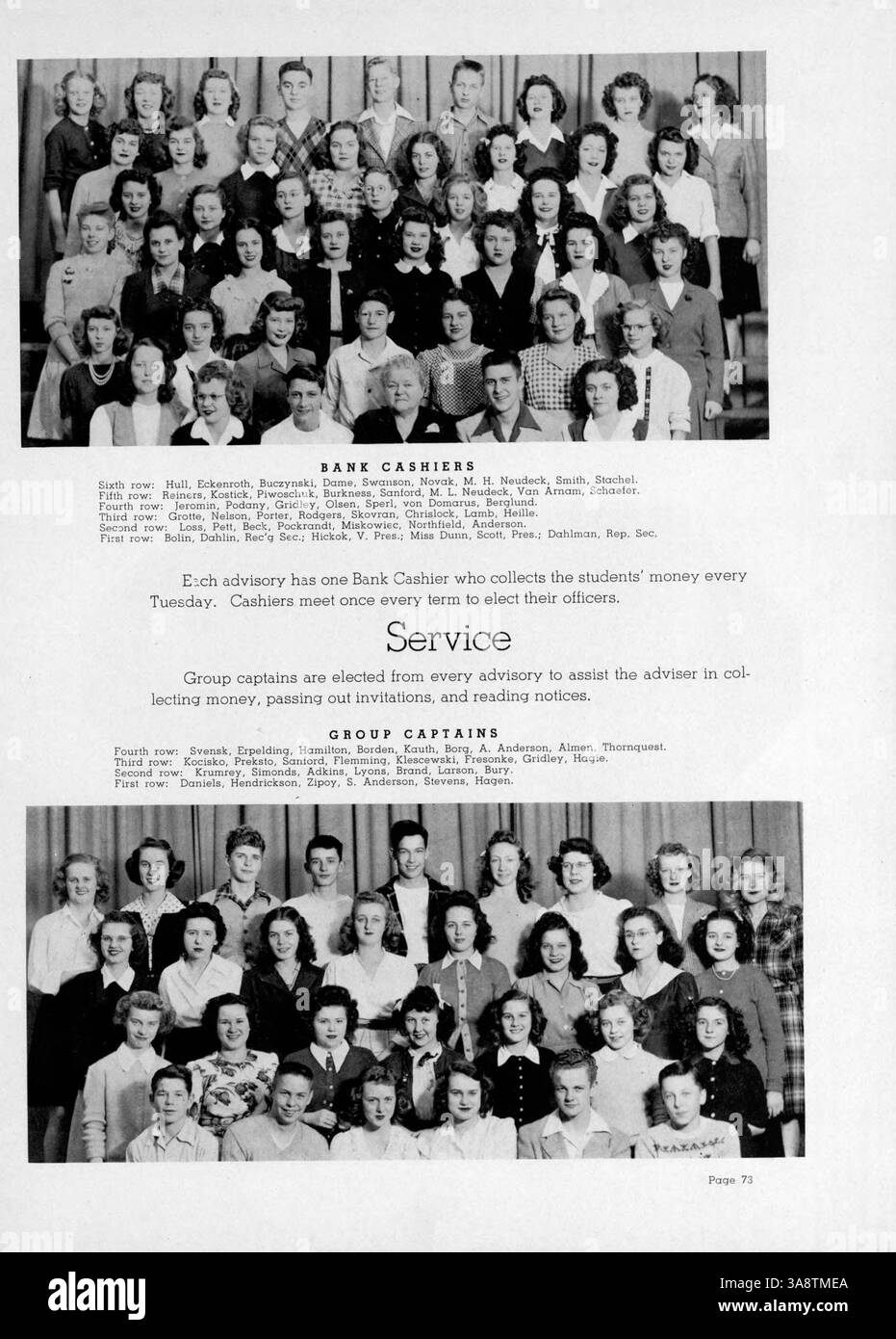 The 'Wizard' 1945 yearbook from Edison High School captures major ...